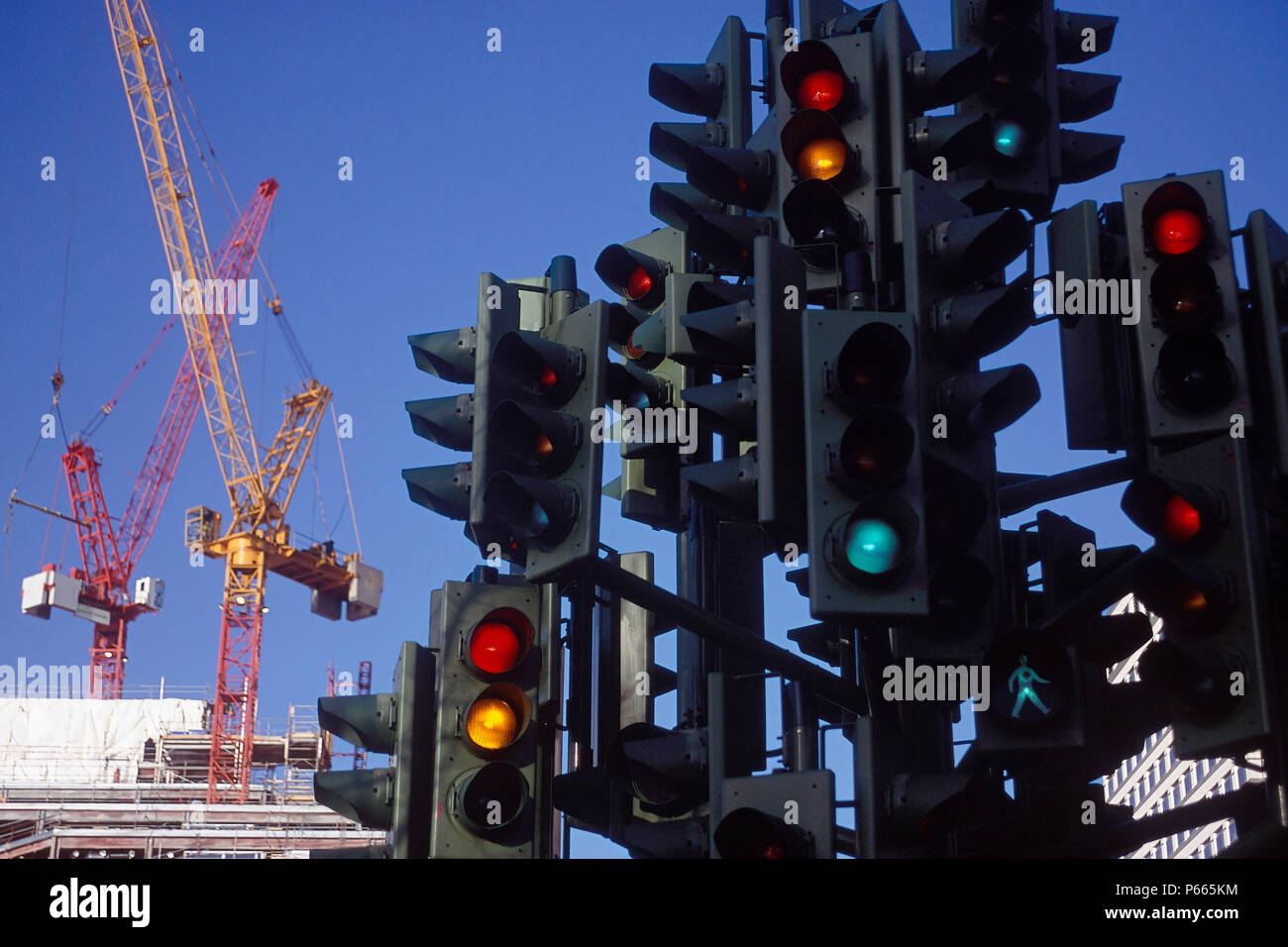 Installation traffic lights in hi-res stock photography and images - Alamy