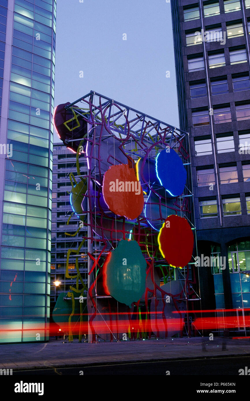 Installation within modern office complex Stock Photo - Alamy