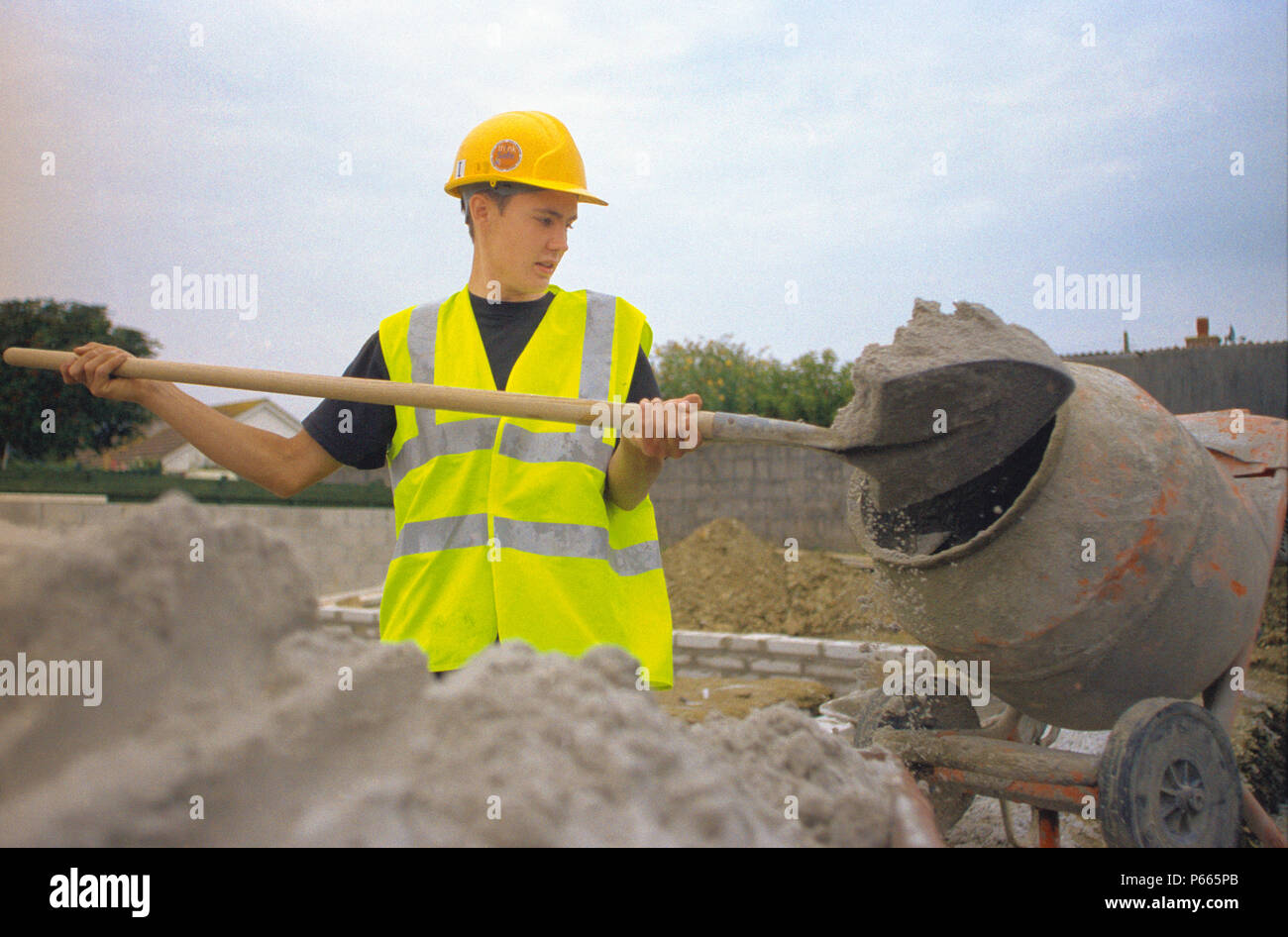 Portable cement mixer hi-res stock photography and images - Alamy