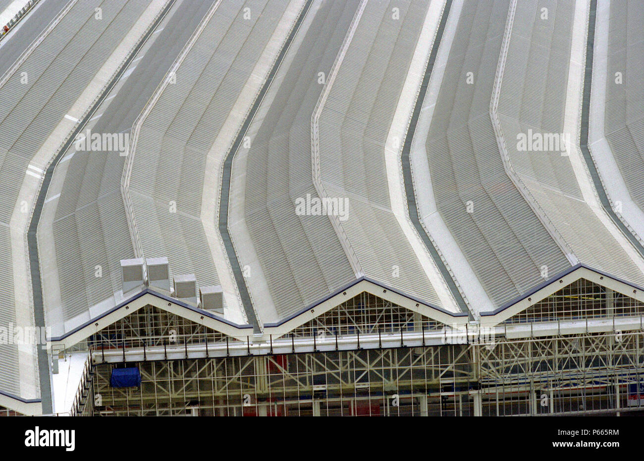 New roof, Waterloo Station, London Stock Photo - Alamy