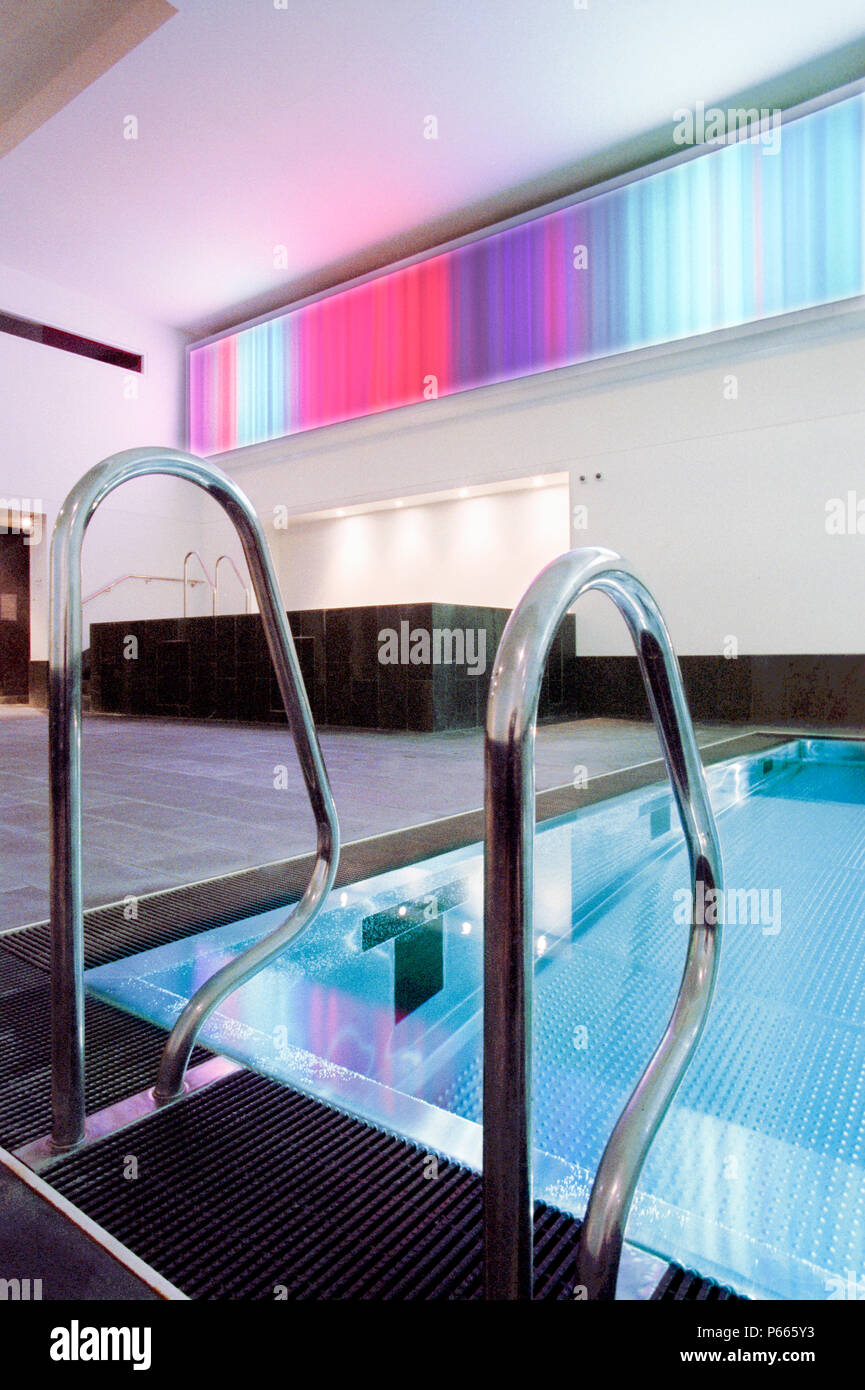 New swimming pool fitted with stainless steel grid. This new design ...