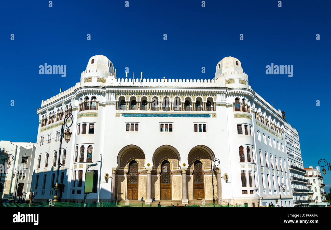 Grand Poste Office of Algiers, a neo-Moorish building in Algeria Stock Photo - Alamy