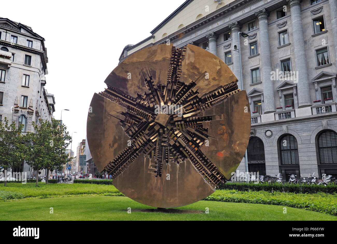 Milan Meda square Stock Photo - Alamy