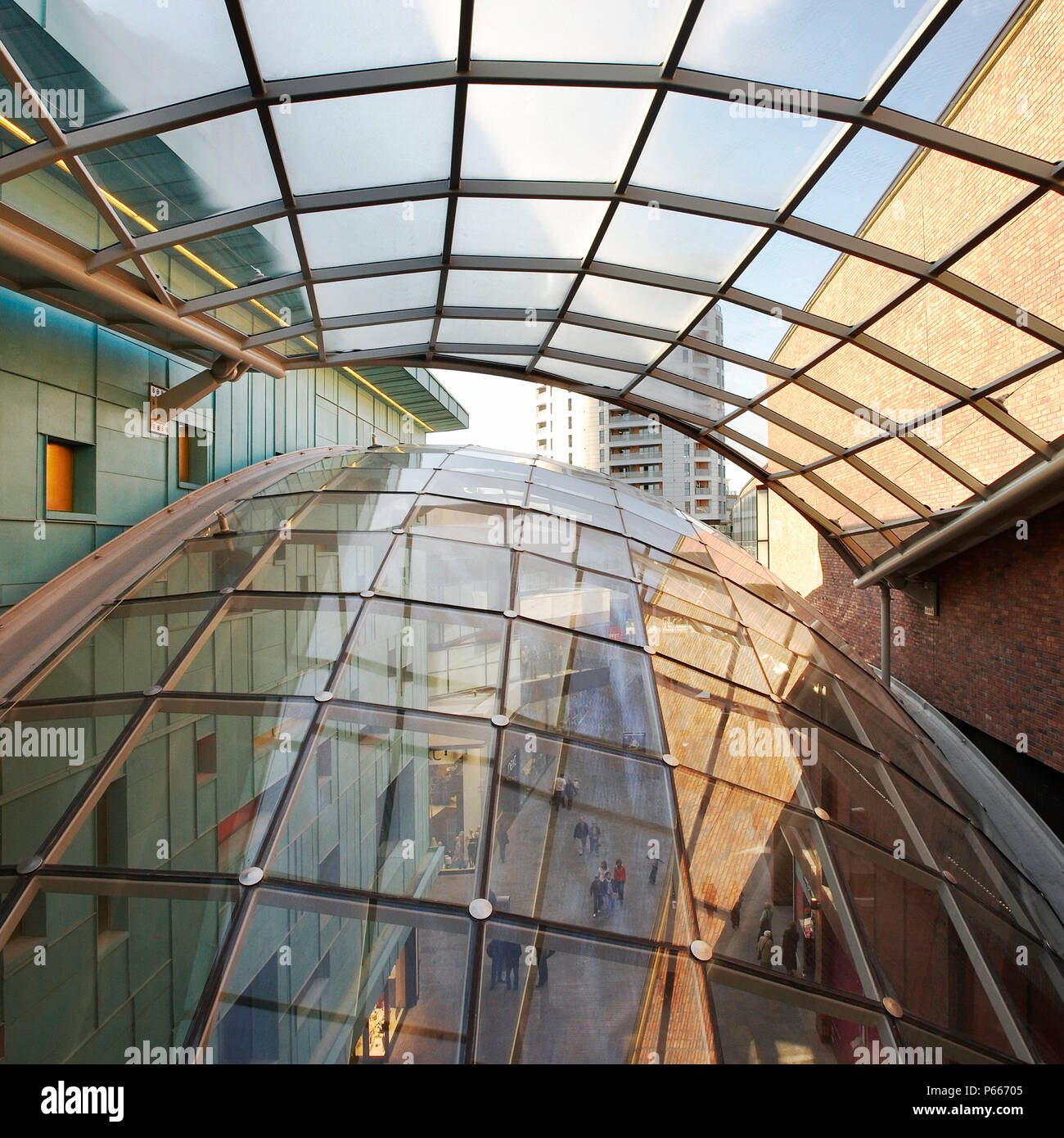 Cabot Circus Shopping Centre roof, Bristol, UK, 2008 Stock Photo - Alamy