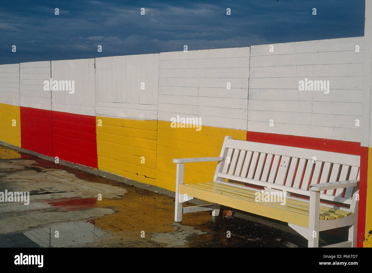 Seafront bench at Walton-on-the-Naze, Essex, United Kingdom Stock Photo ...