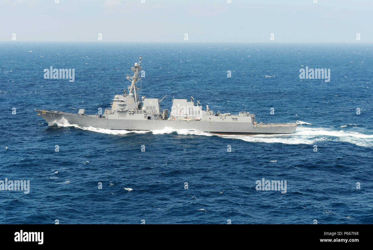 160505-N-YU572-498 PACIFIC OCEAN (May 5, 2016) – The guided-missile ...