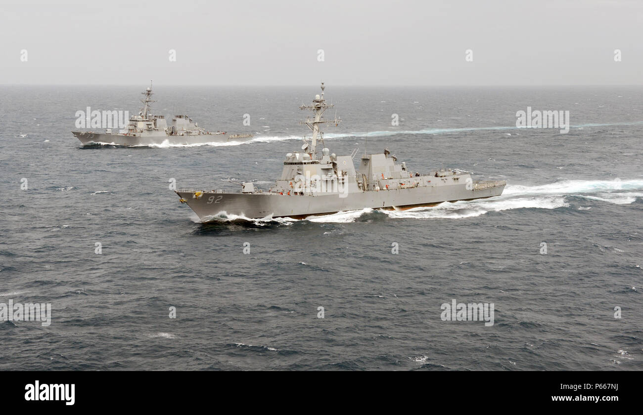 160505-N-YU572-211 PACIFIC OCEAN (May 5, 2016) – The guided-missile ...