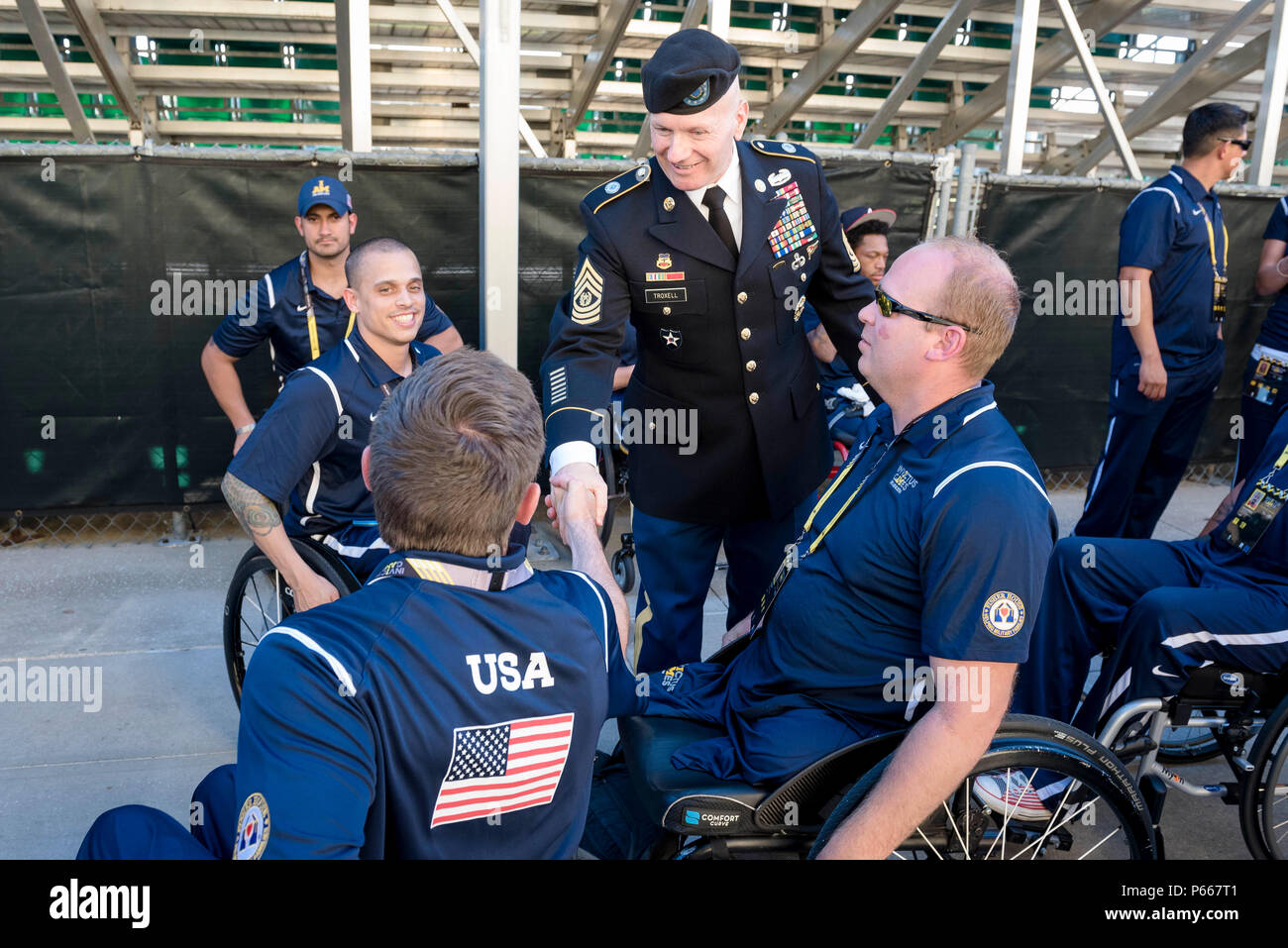 U.S. Army Command Sgt. Major John Wayne Troxell, Senior Enlisted ...