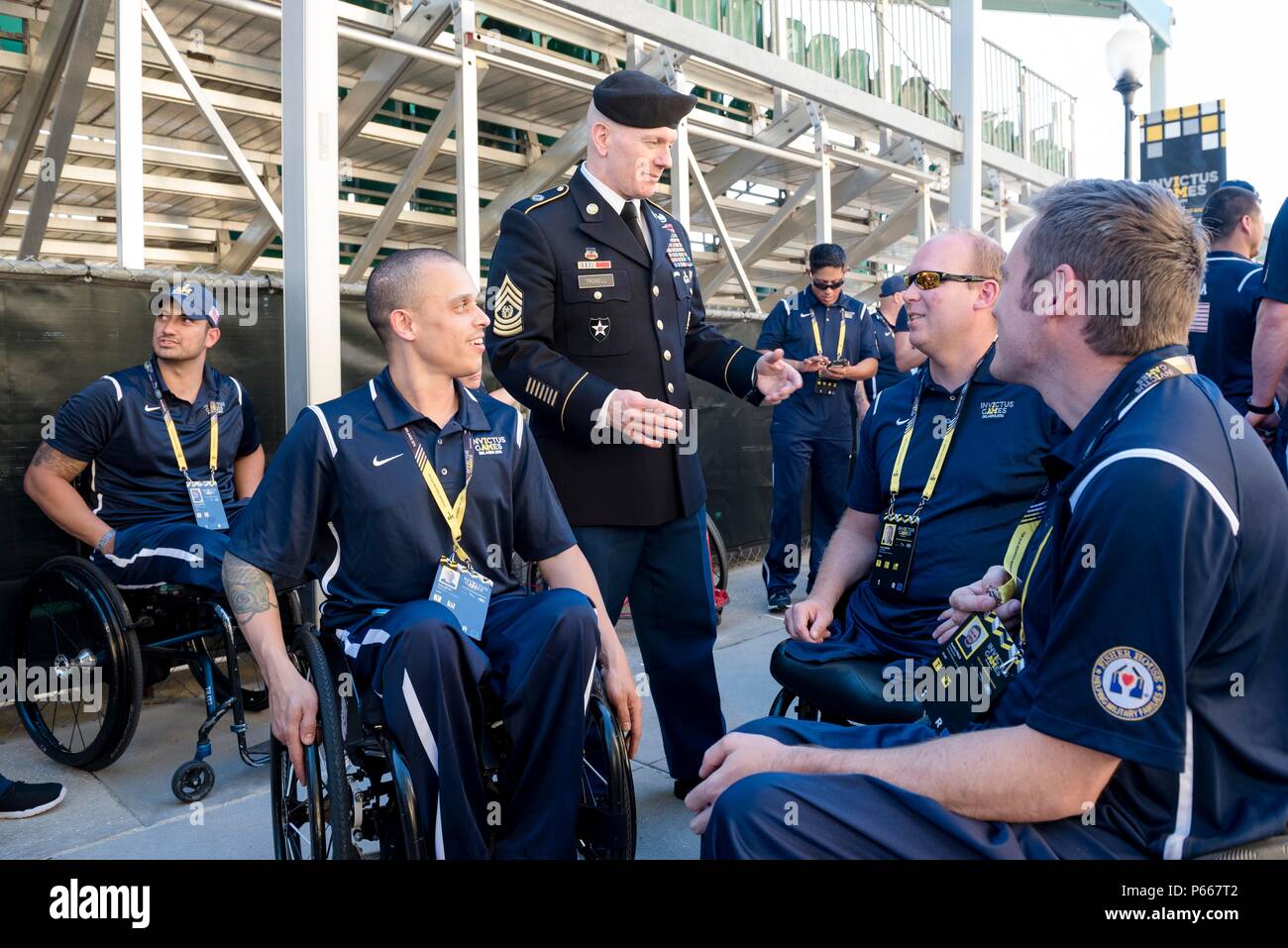 U.S. Army Command Sgt. Major John Wayne Troxell, Senior Enlisted ...