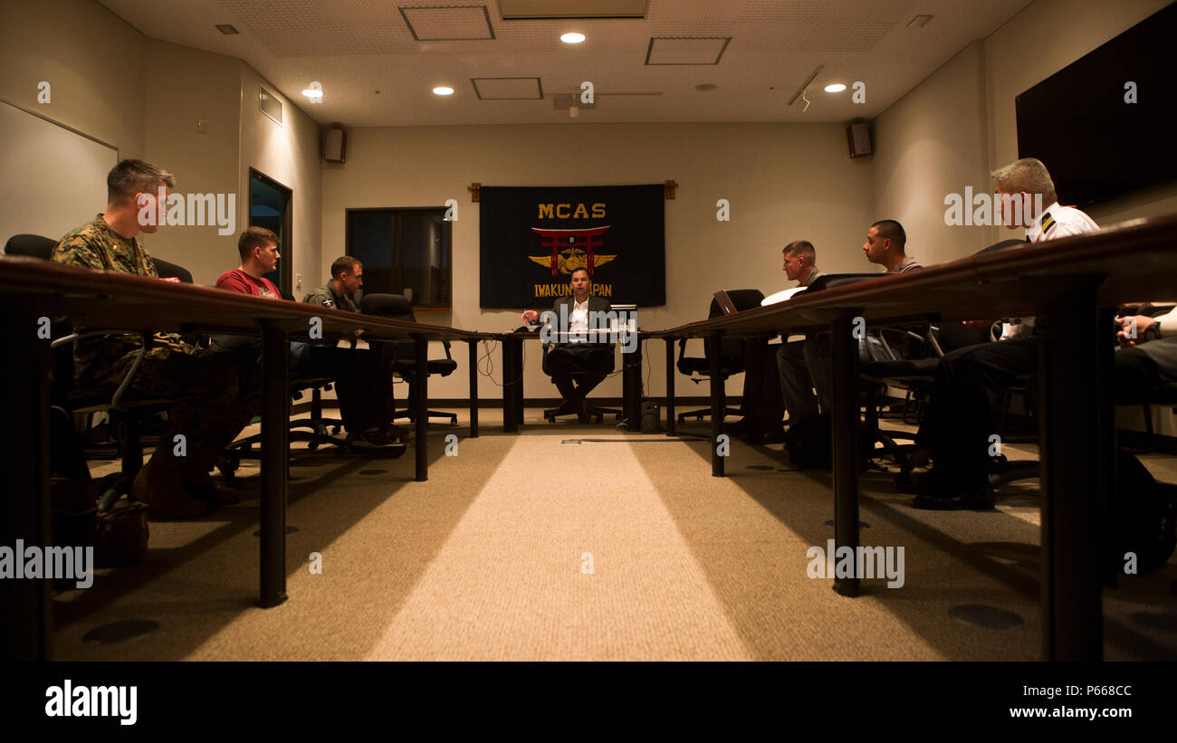 Instructors from the Japanese Joint Staff College visit Marine Corps ...