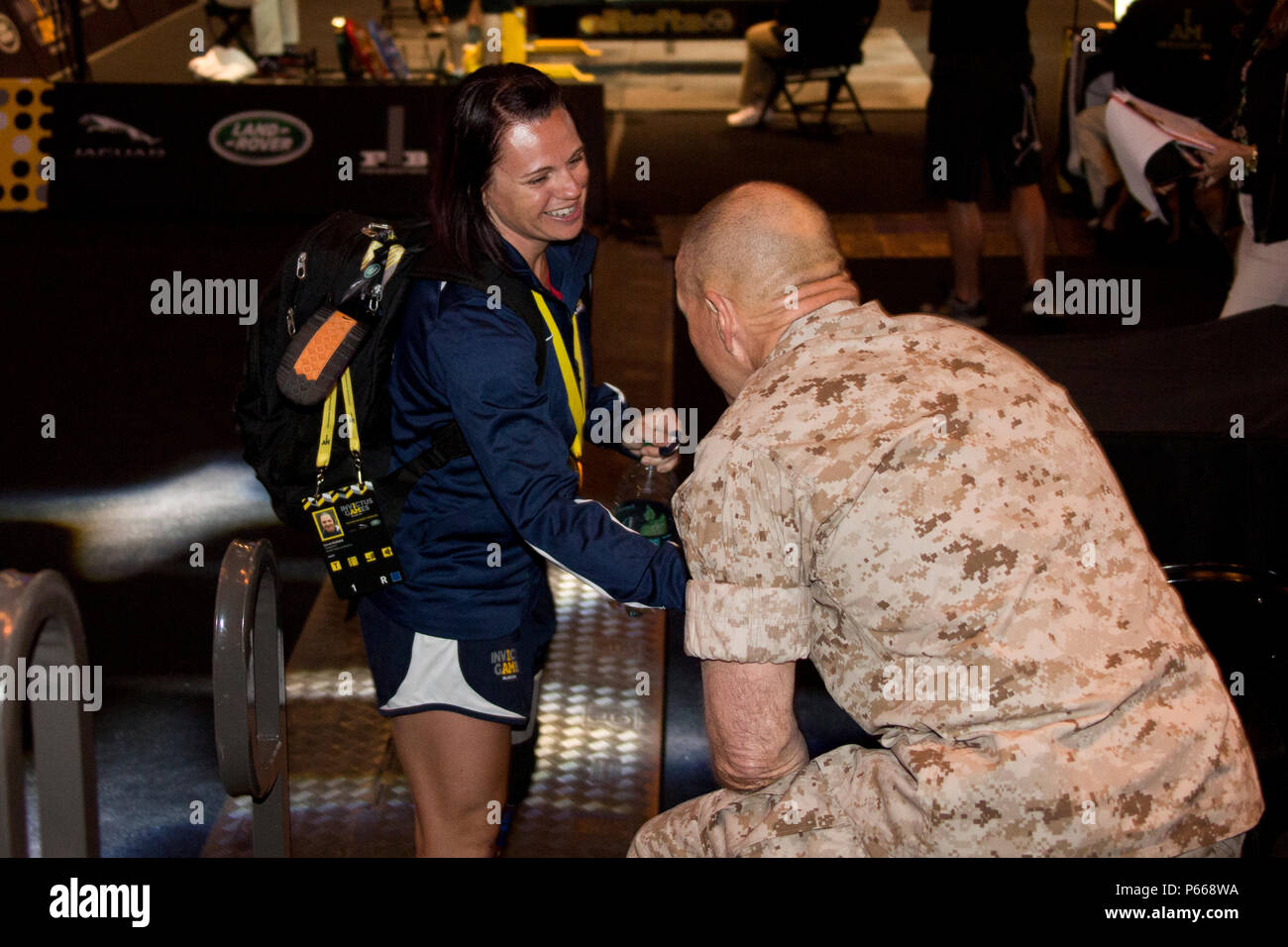 Commandant of the Marine Corps Gen. Robert B. Neller, congratulates ...