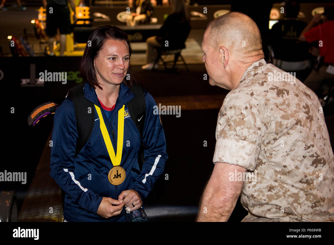 Commandant of the Marine Corps Gen. Robert B. Neller, congratulates ...