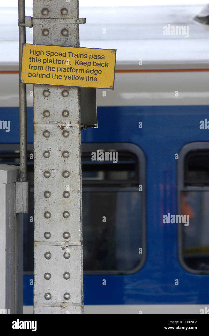 Passenger rail safety hi-res stock photography and images - Alamy
