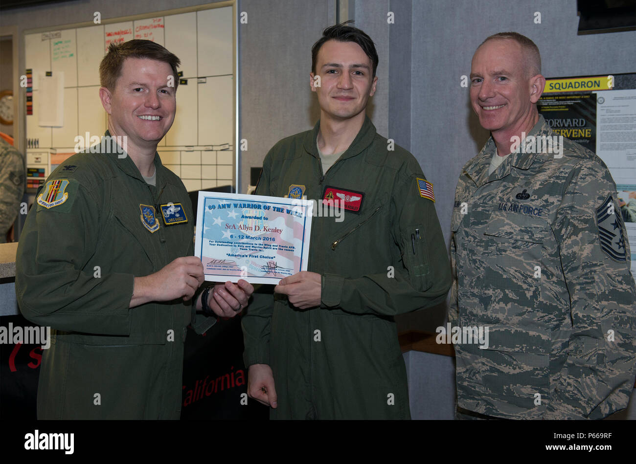 Colonel Christopher Maddox, 60th Operations Group, commander and Chief ...