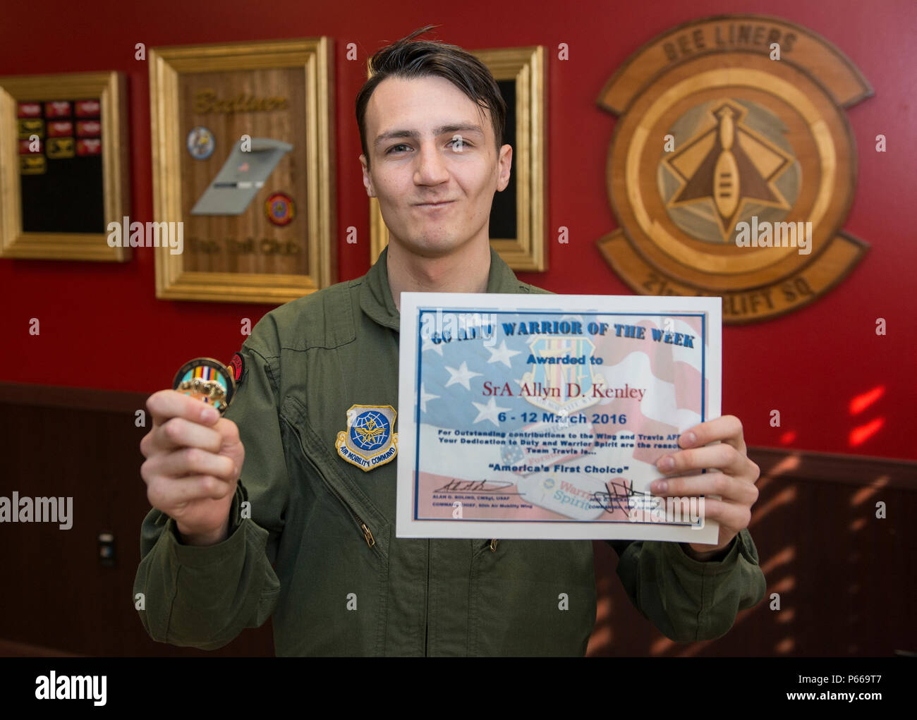Colonel Christopher Maddox, 60th Operations Group, commander and Chief ...