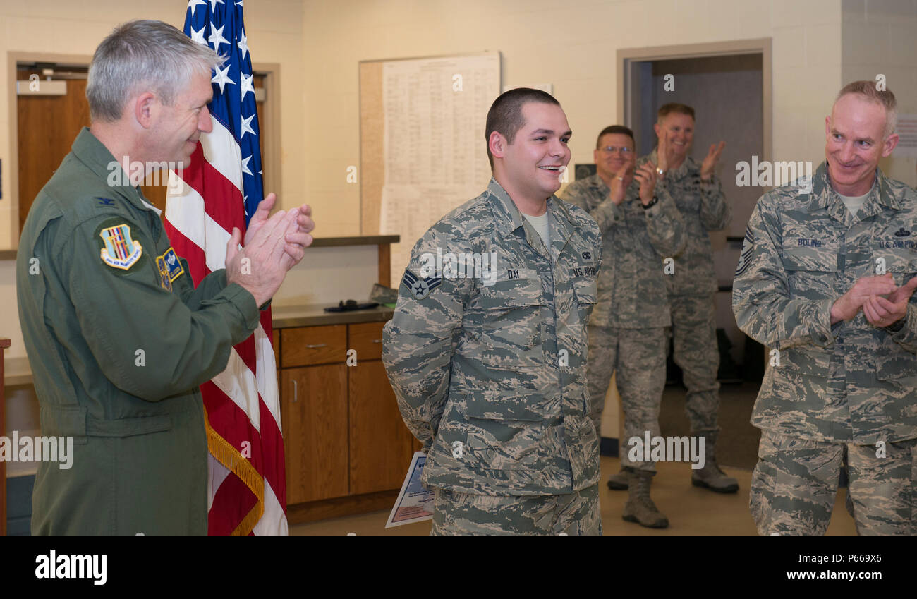 Colonel Joel Jackson, commander, 60th Air Mobility Wing, and Chief ...