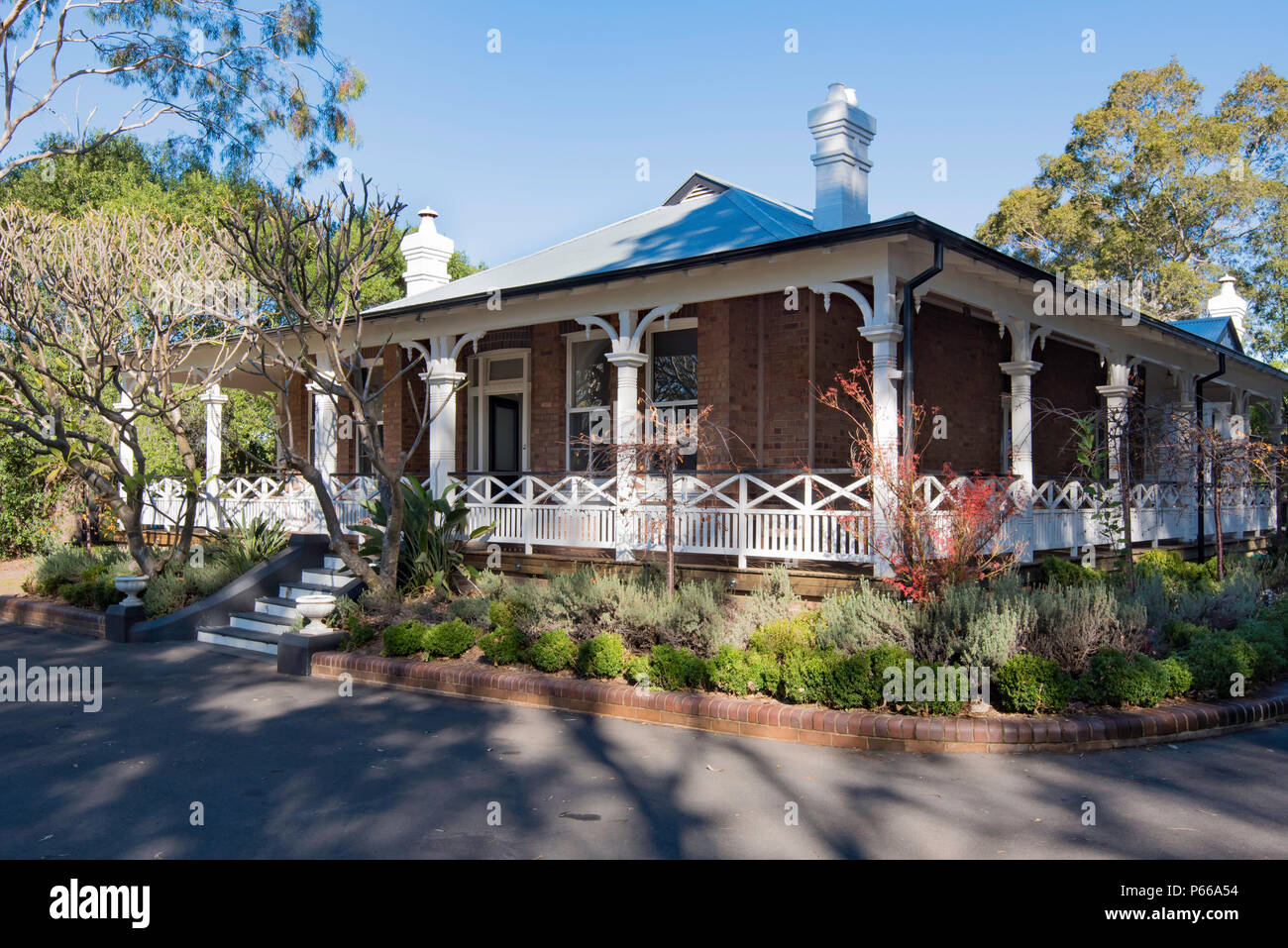 Melrose House built in 1890 and part of the Grantham Heritage Park in ...