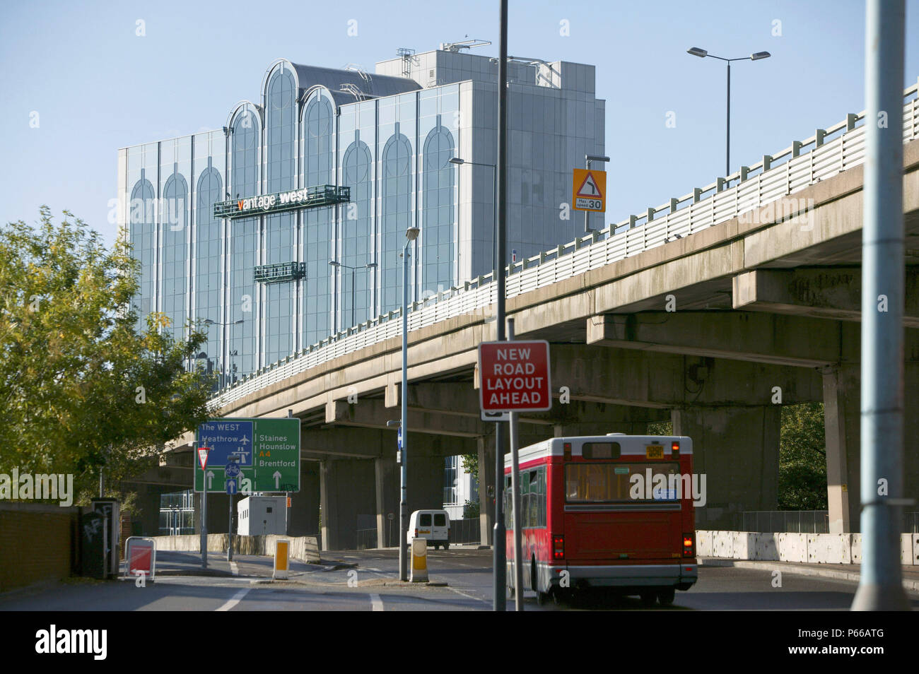 M4 Flyover, London Stock Photo - Alamy