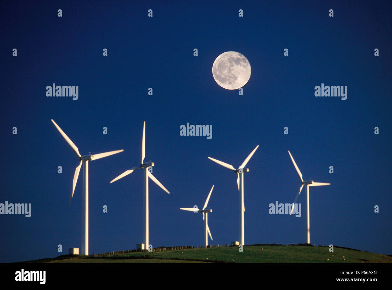 Windfarm windmill turbine wind wales hi-res stock photography and ...