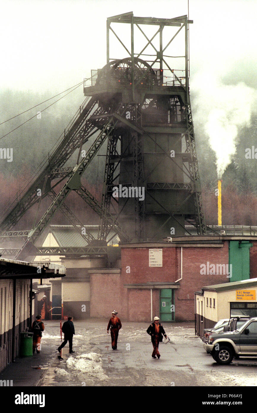 Miners, Tower Colliery, Hirwaun, South Wales Stock Photo - Alamy