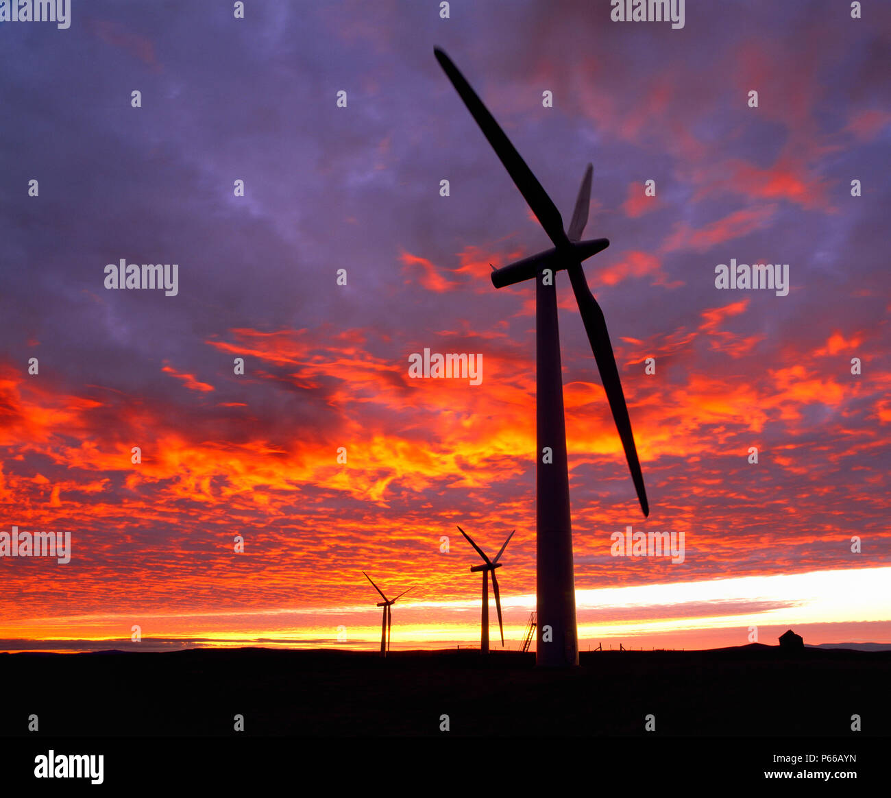 Windfarm windmill turbine wind wales hi-res stock photography and ...