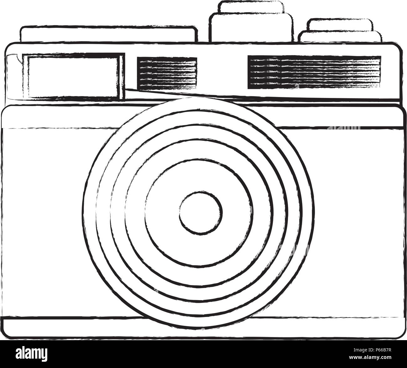 retro camera icon over white background, vector illustration Stock Vector Image & Art - Alamy