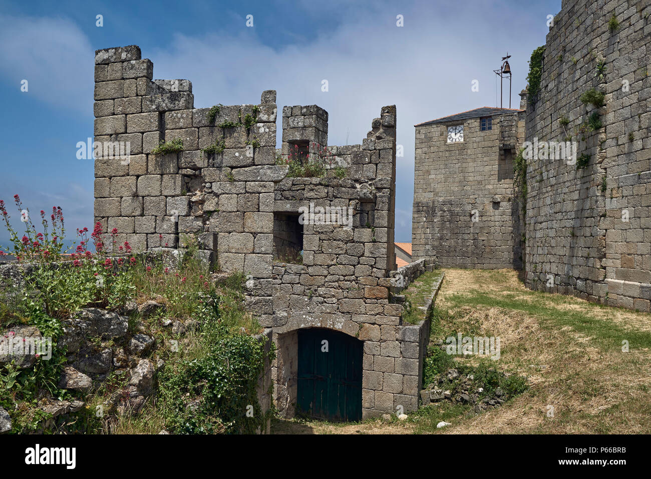 Medieval castle of the most beautiful village in Spain, Castro Caldelas ...