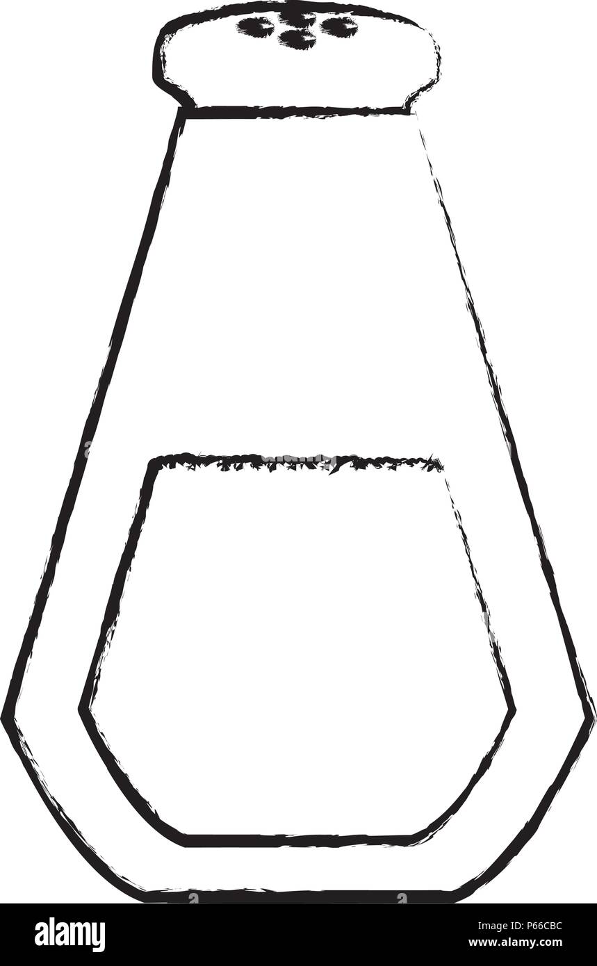 salt bottle icon over white background, vector illustration Stock ...