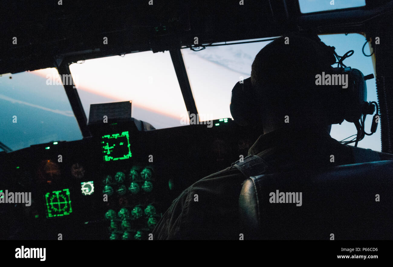 A U.S. Air Force pilot assigned to the 4th Special Operations Squadron ...