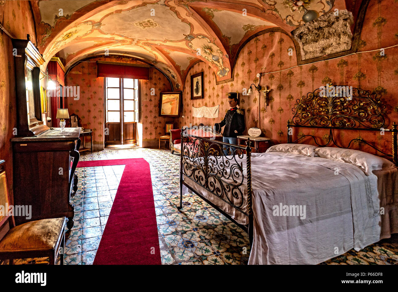 Italy Sardinia Bosa,historic center, Casa Deriu museum,elegant house ...