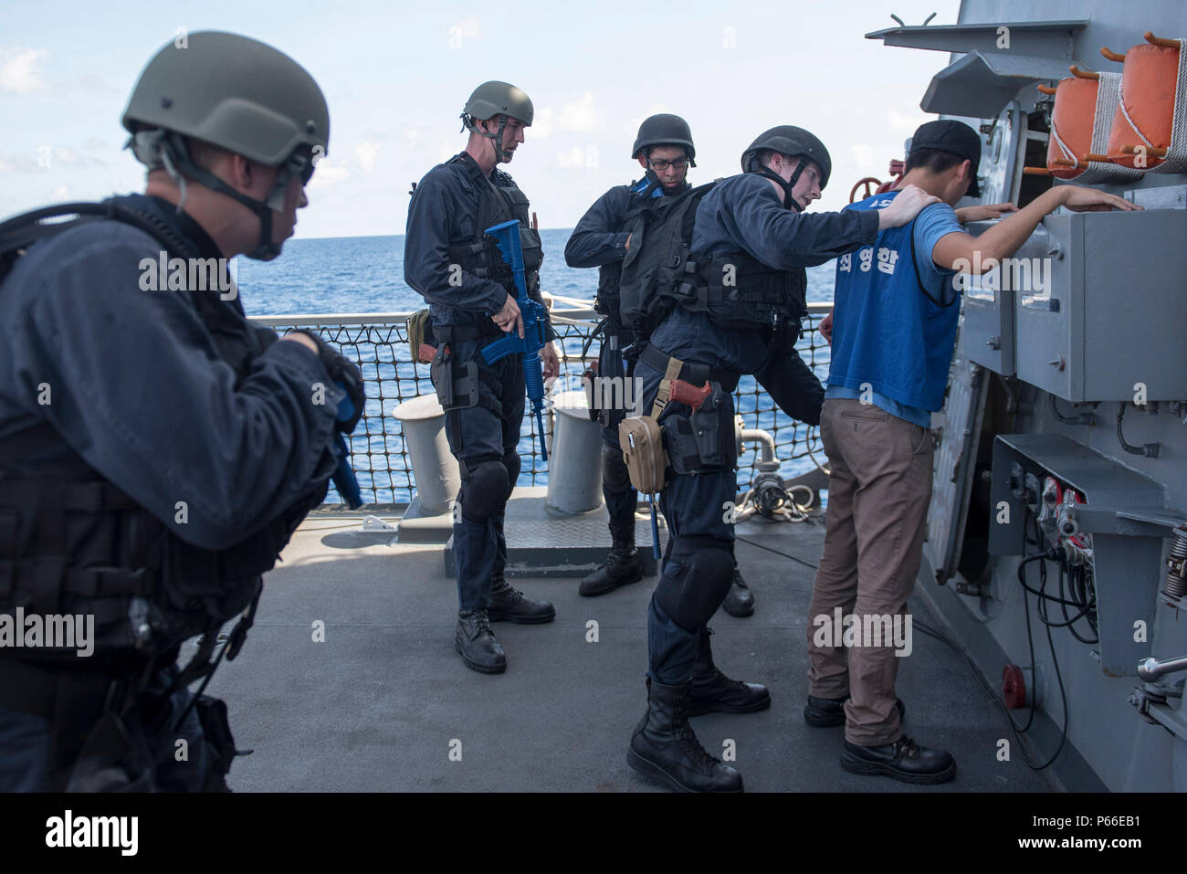 160506-N-OU129-067 SOUTH CHINA SEA (May 6, 2016) The Visit, Board ...