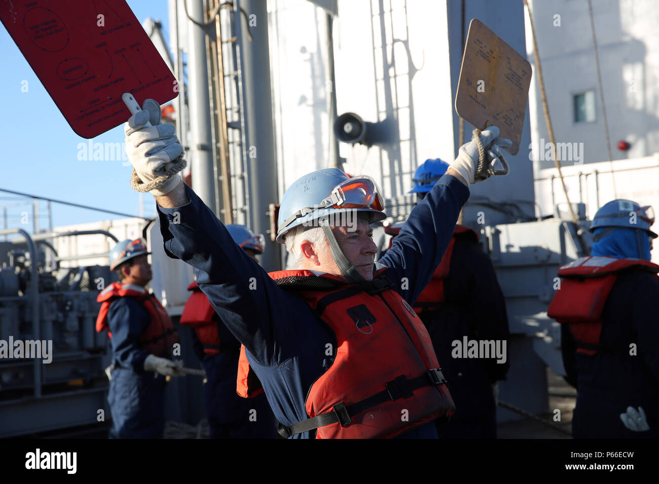 Civilian mariner Benjamin Smith, an able body seaman aboard the fleet ...