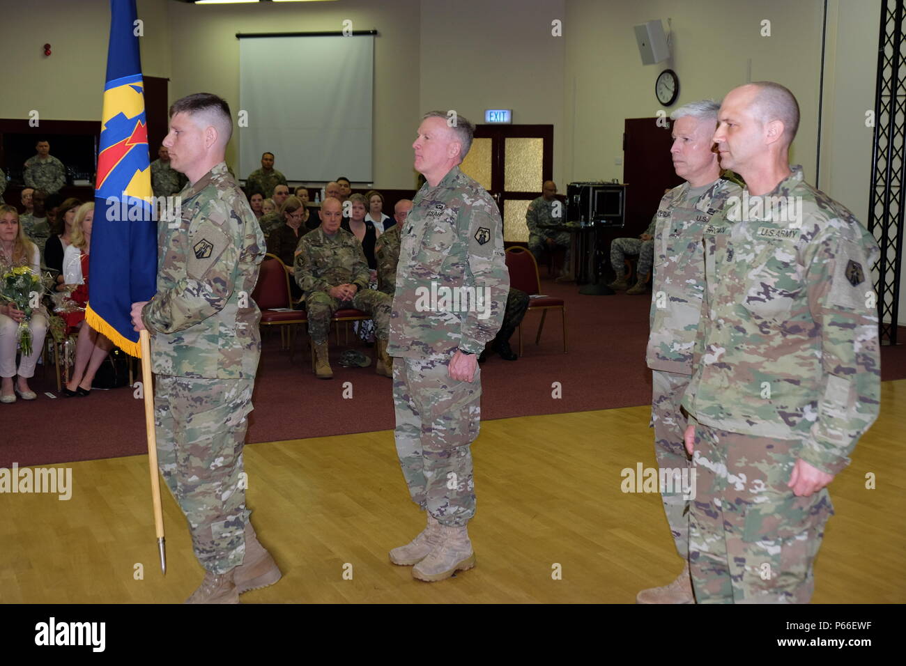 KAISERSLAUTERN, Germany-The 7th Mission Support Command holds a Change ...