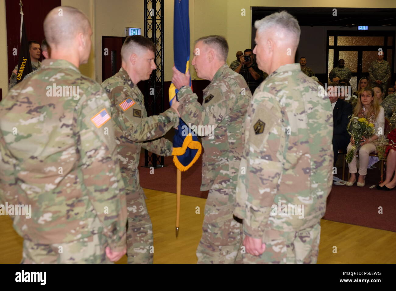 KAISERSLAUTERN, Germany-The 7th Mission Support Command holds a Change ...