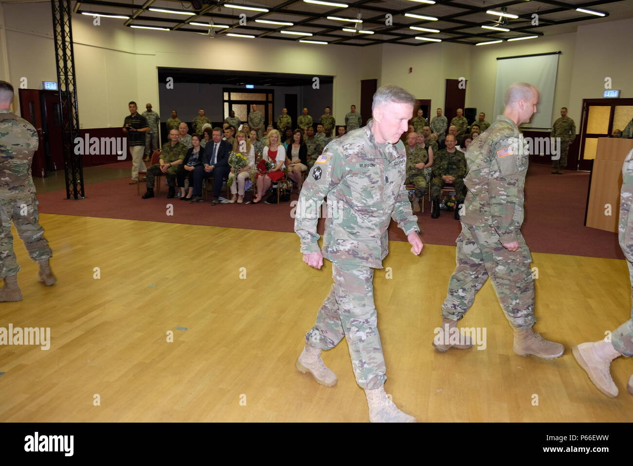 KAISERSLAUTERN, Germany-The 7th Mission Support Command holds a Change ...