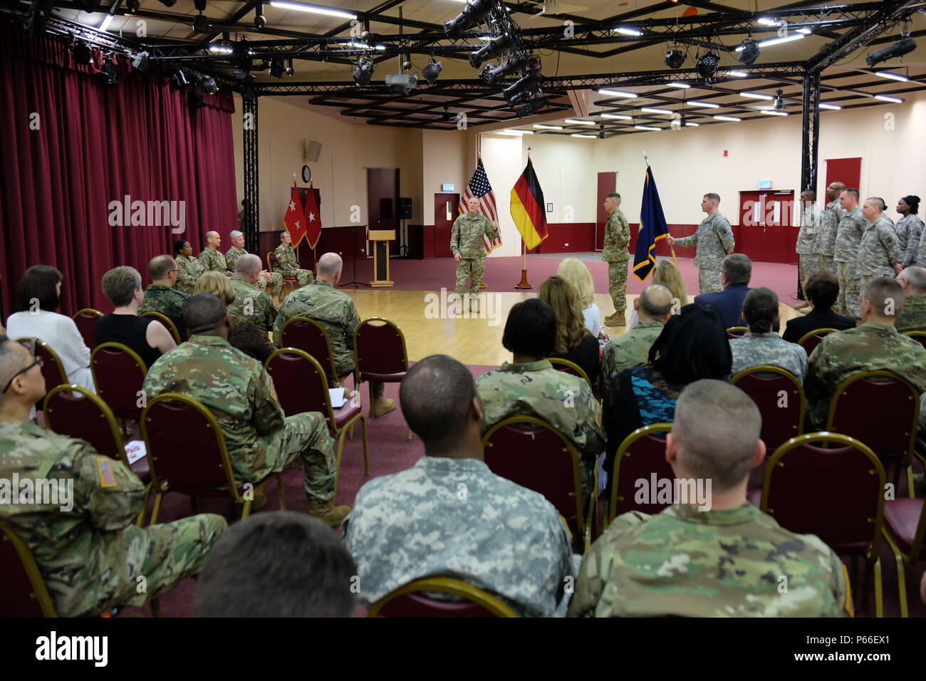 KAISERSLAUTERN, Germany-The 7th Mission Support Command holds a Change ...