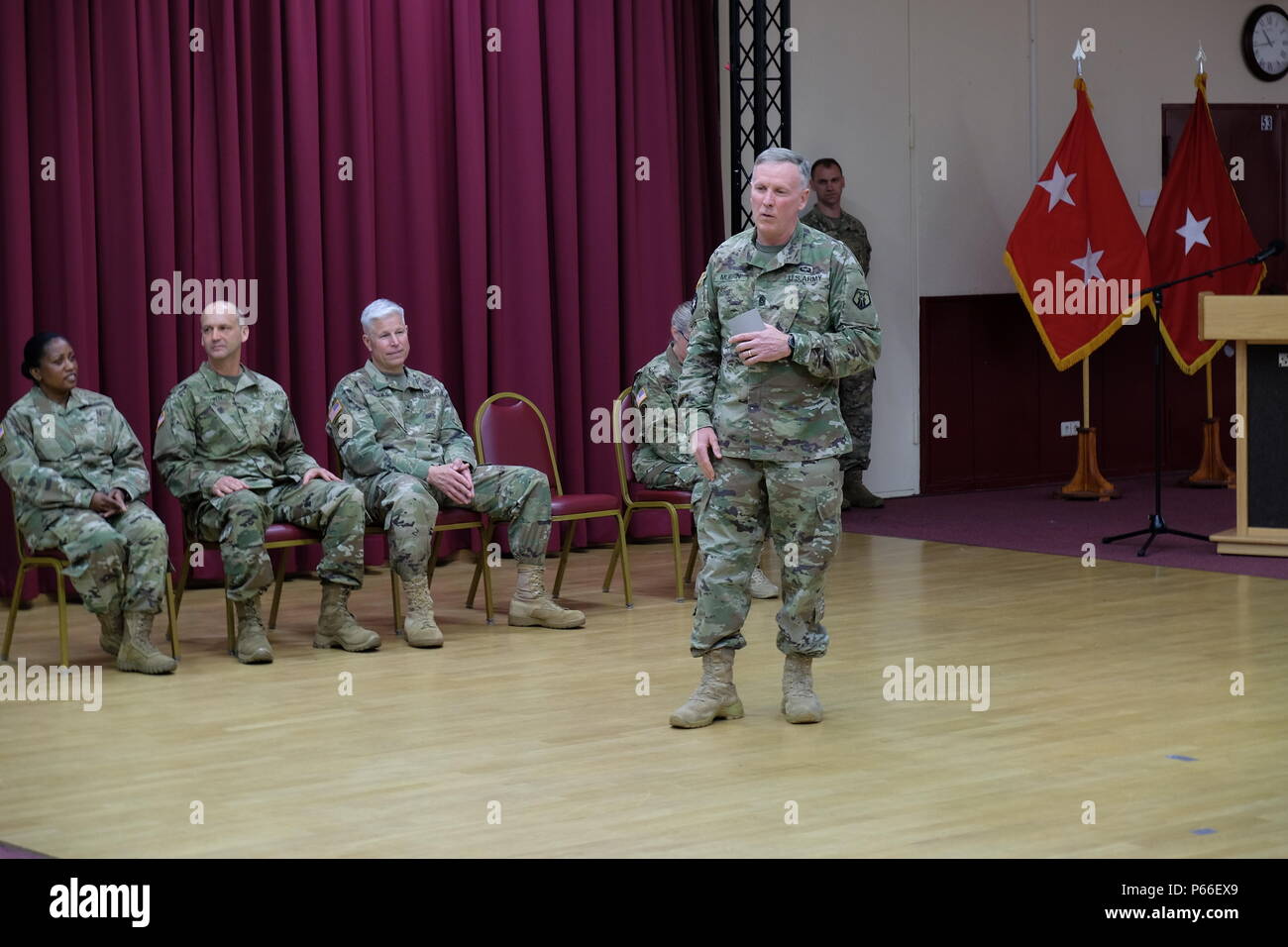 KAISERSLAUTERN, Germany-The 7th Mission Support Command holds a Change ...