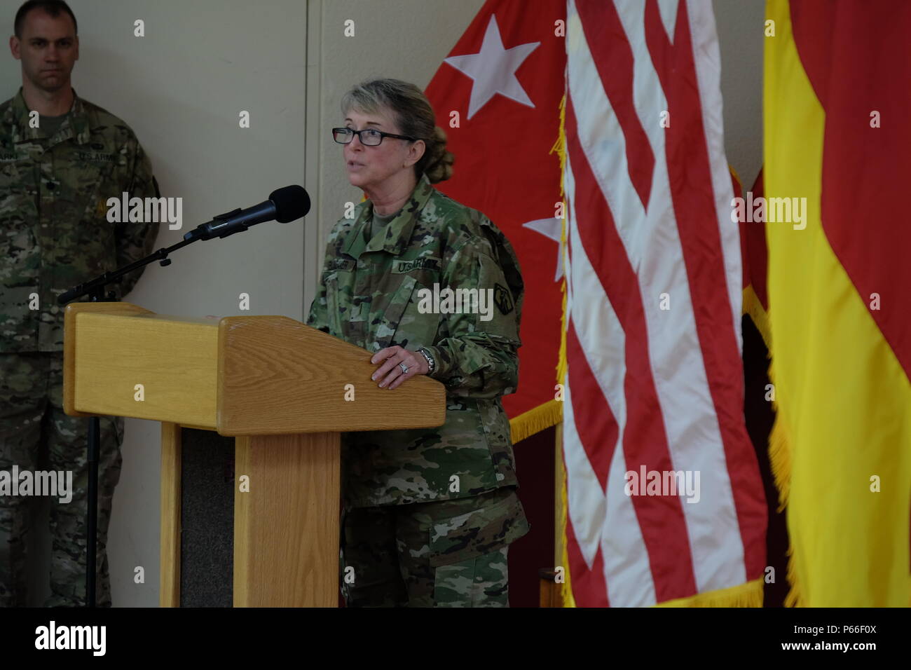KAISERSLAUTERN, Germany-The 7th Mission Support Command holds a Change ...