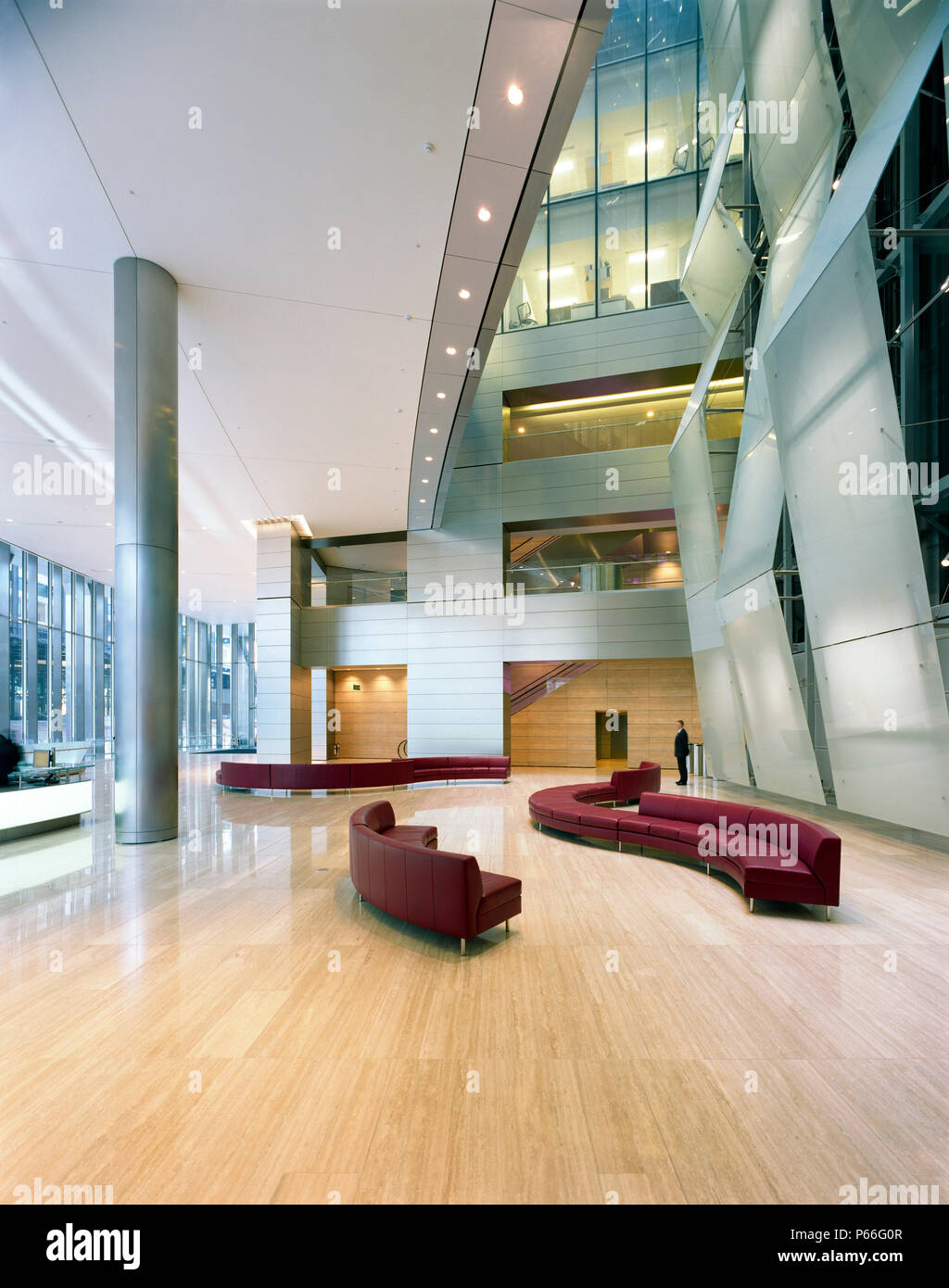 201 Bishopsgate Foyer, London, UK - Architect: SOM Stock Photo - Alamy