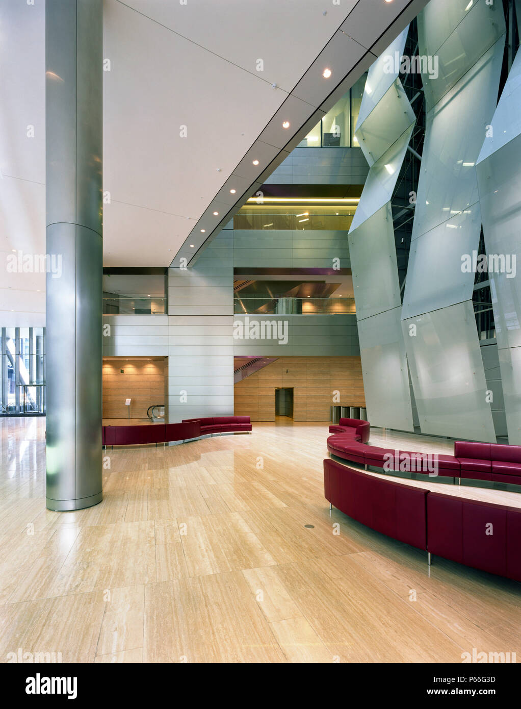 Foyer 201 Bishopsgate, London, UK - Architect: SOM Stock Photo - Alamy