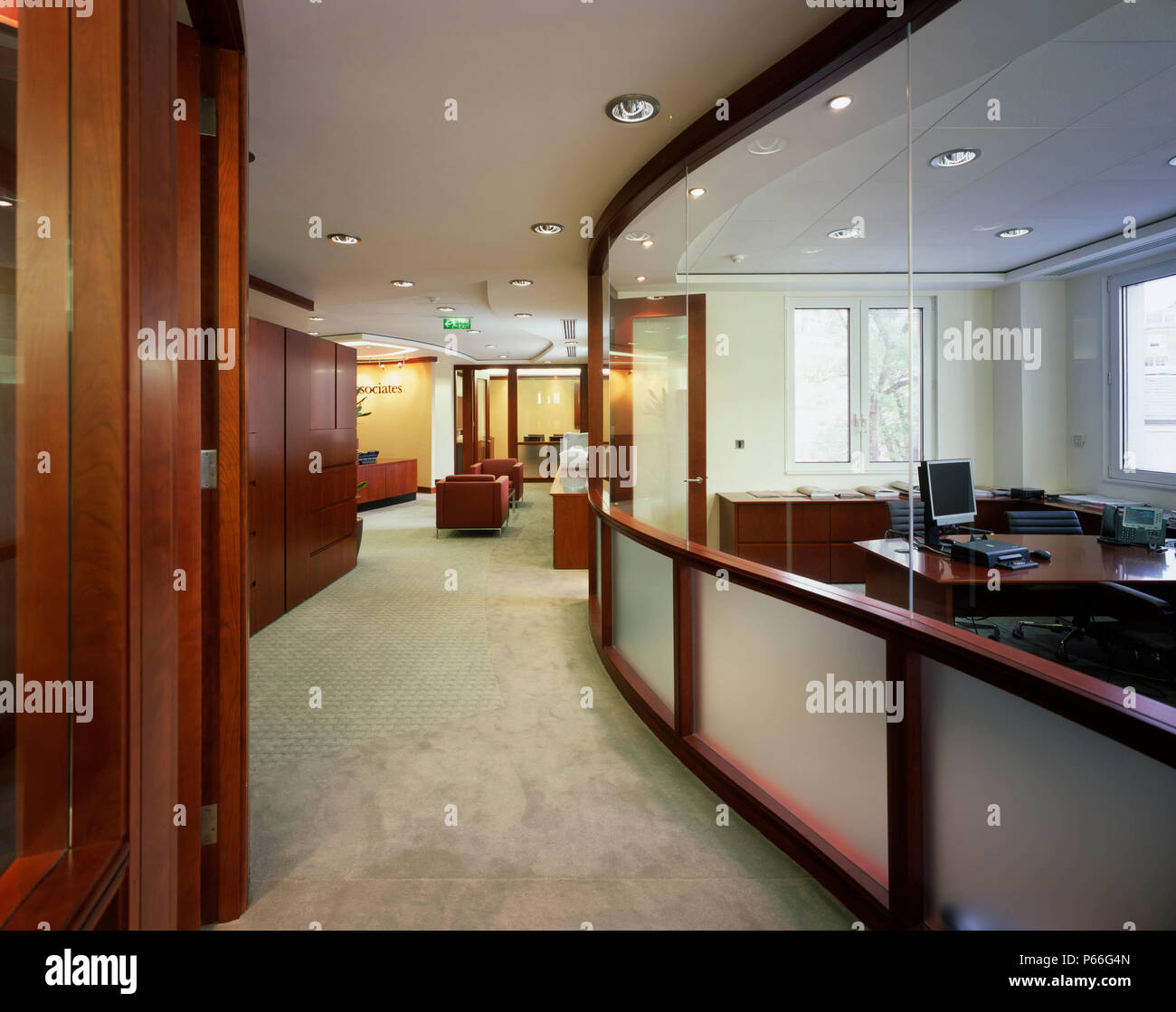 Office cubicle corridor hi-res stock photography and images - Alamy