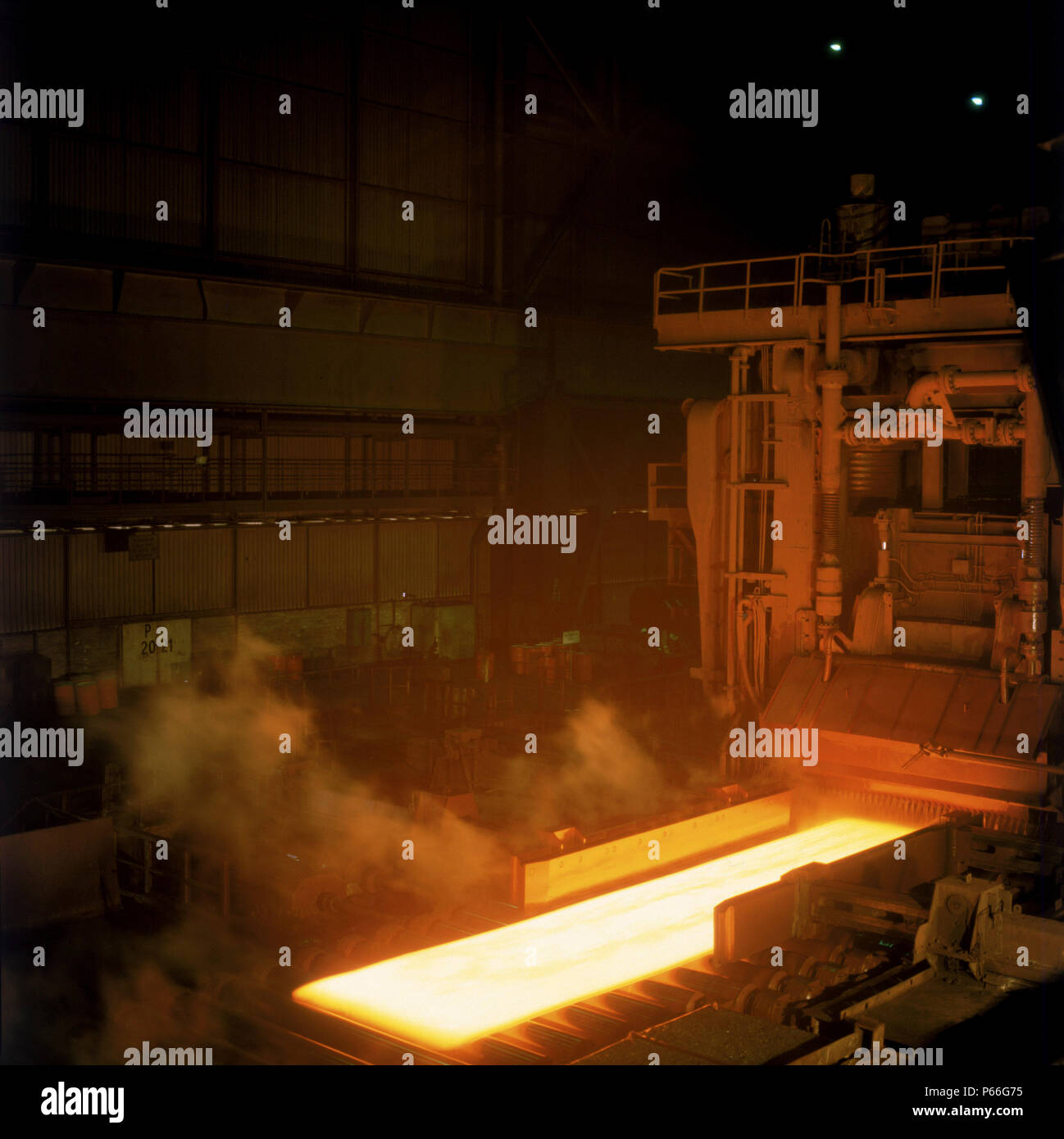 Steel Mill for Metal Sheets Stock Photo - Alamy