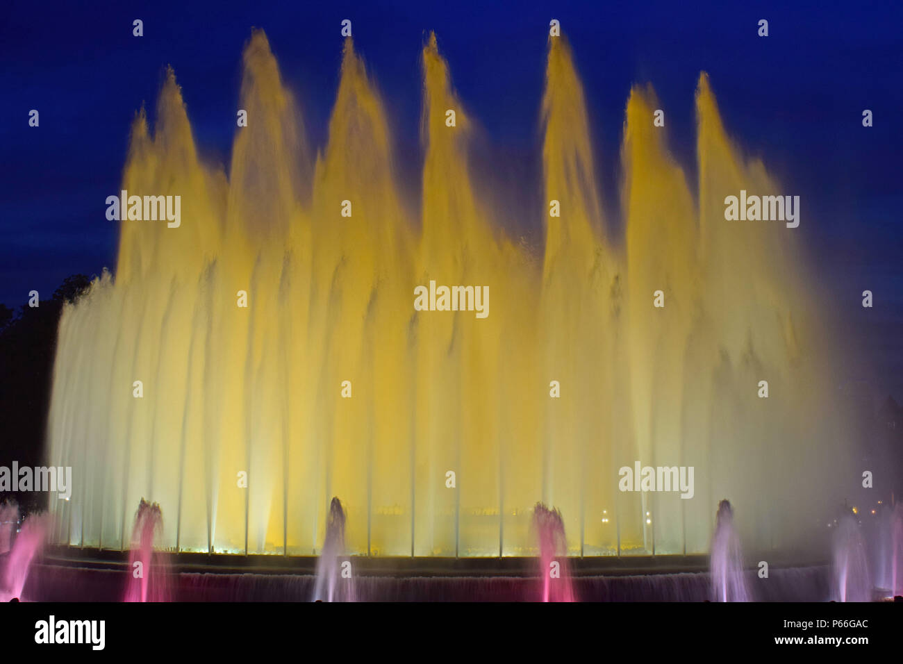Magic Fountain of Montjuic in Barcelona Stock Photo - Alamy