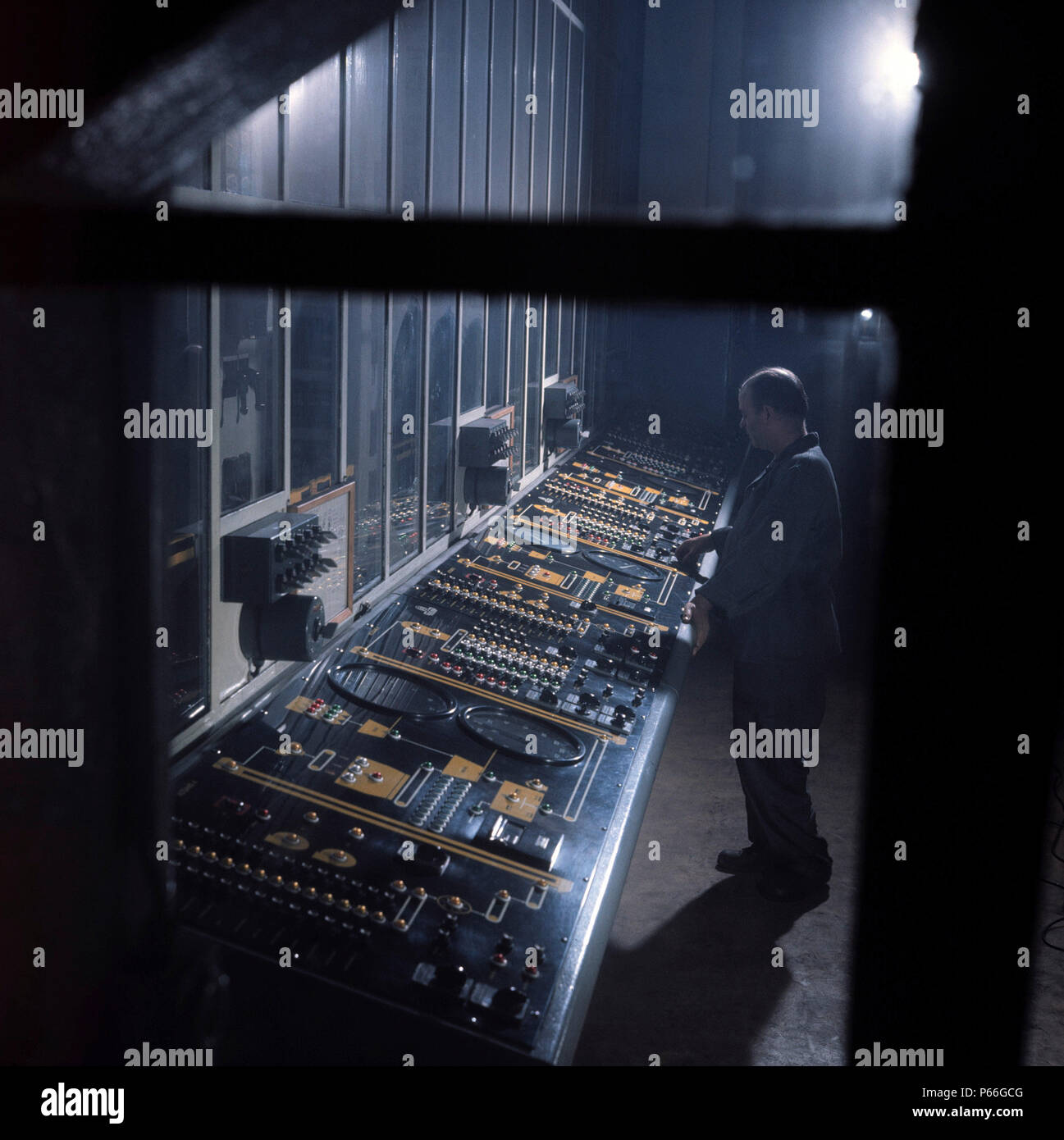 Control room in foundry Stock Photo - Alamy