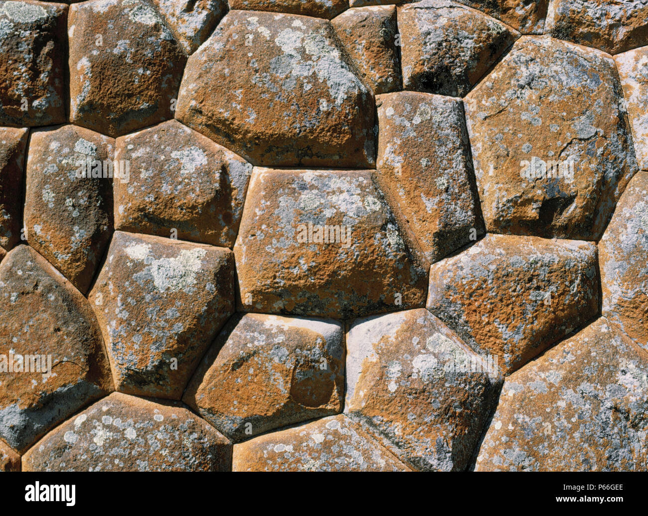 Stone masonry (wall of Inca ruins of Limatampu), Peru Stock Photo - Alamy