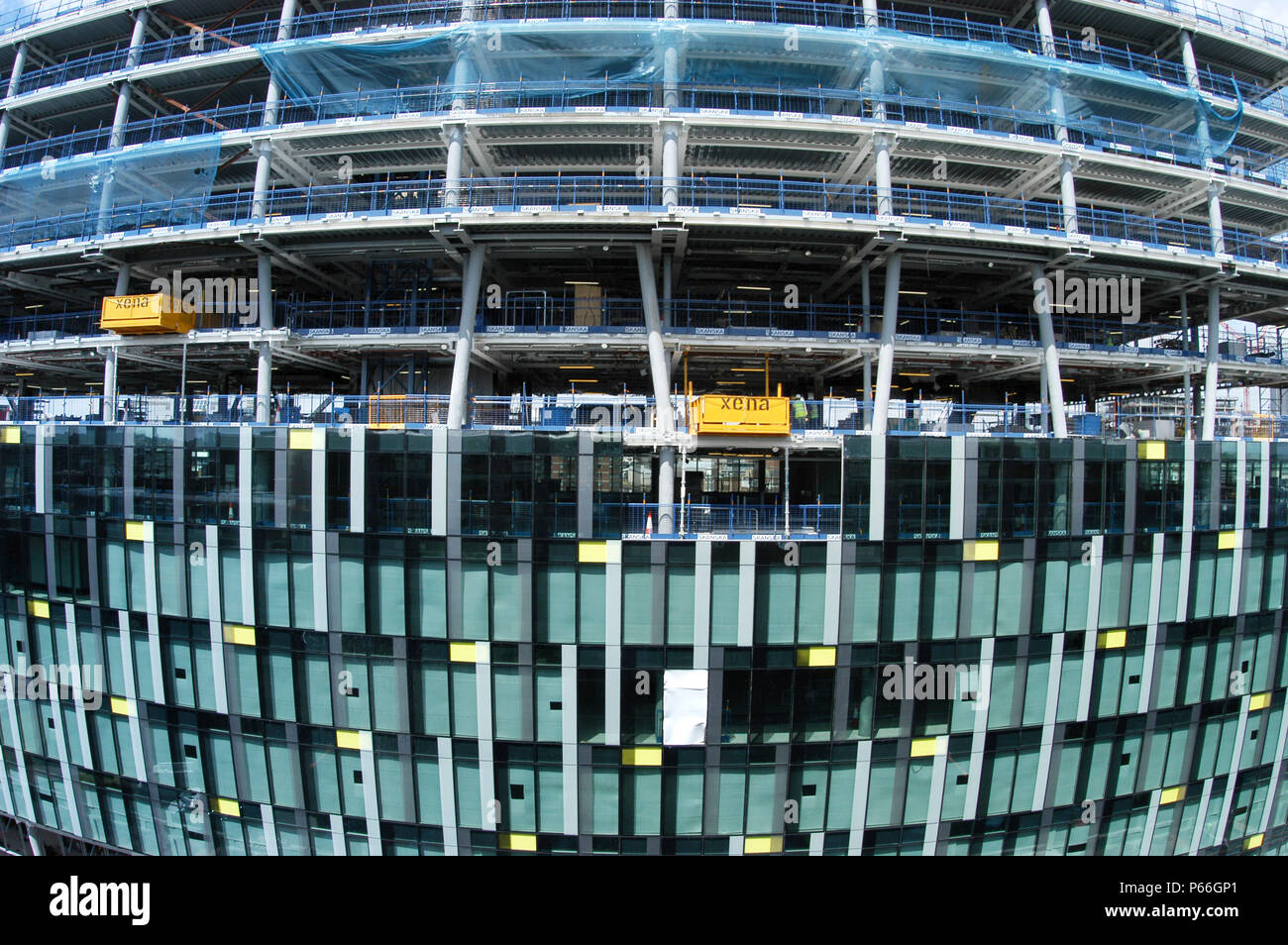 Palestra building under construction, now home to TfL, Southwark ...