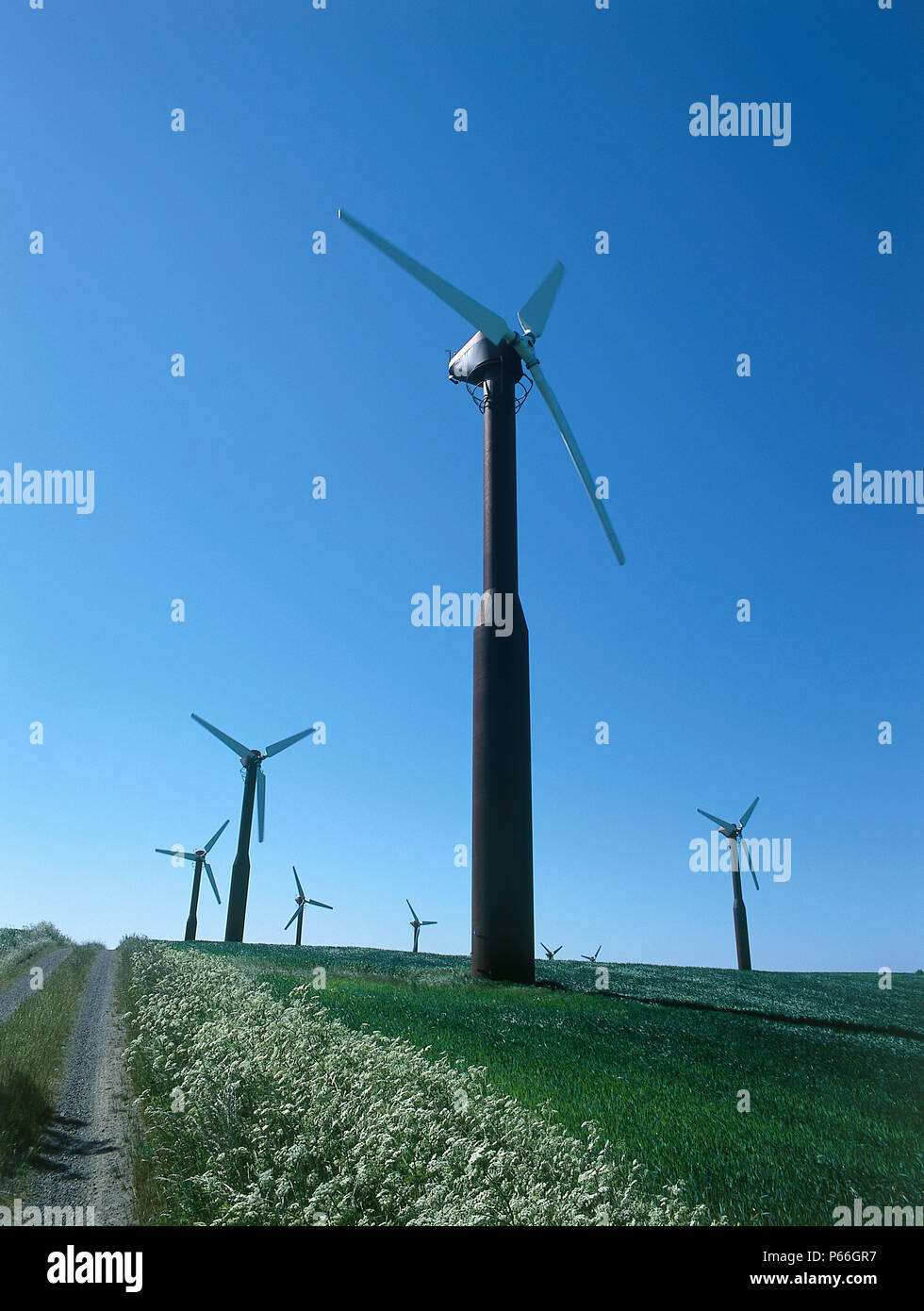 Land Based Wind Turbines High Resolution Stock Photography and Images ...