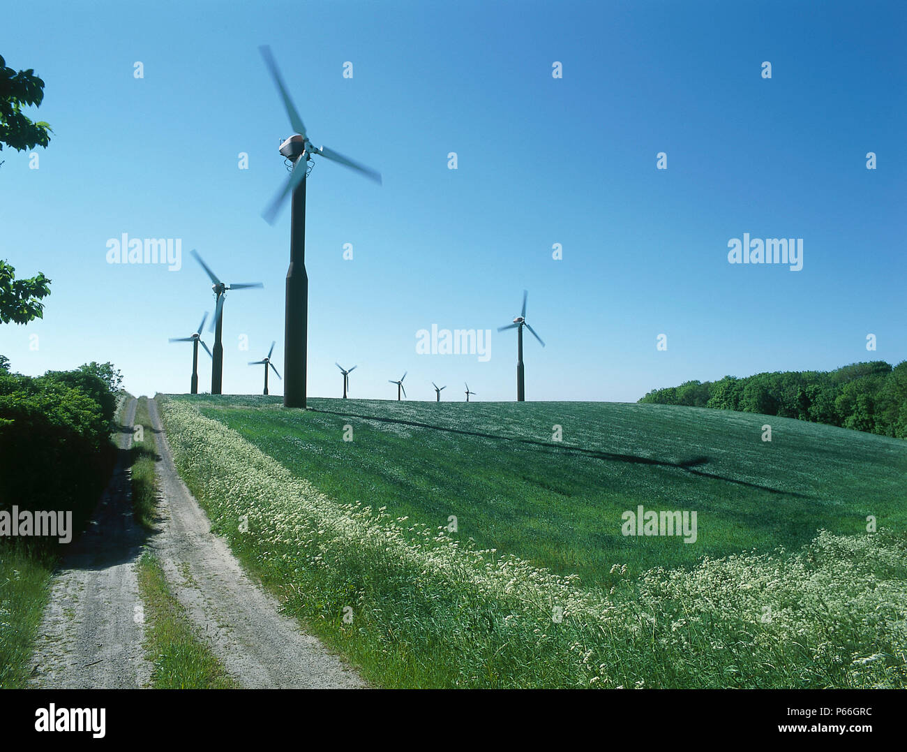 Land Based Wind Turbines High Resolution Stock Photography and Images ...