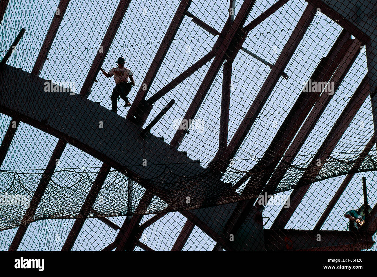 Construction of World Trade Centre. Chicago, Illinois, USA Stock Photo ...