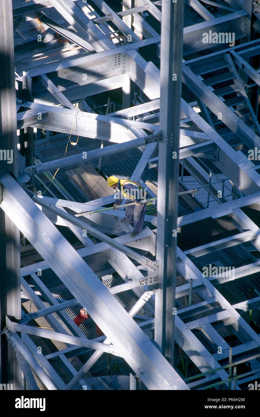 Construction of cement works, United Kingdom Stock Photo - Alamy